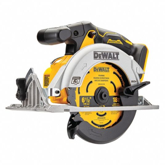 DEWALT, 6 1/2 in Blade Dia., Left, Circular Saw - 60KA32|DCS565B - Grainger