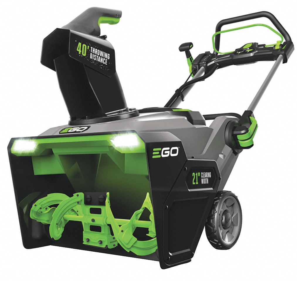 EGO, 90° Chute Turning Radius, Cordless, Cordless Walk-Behind Snow ...