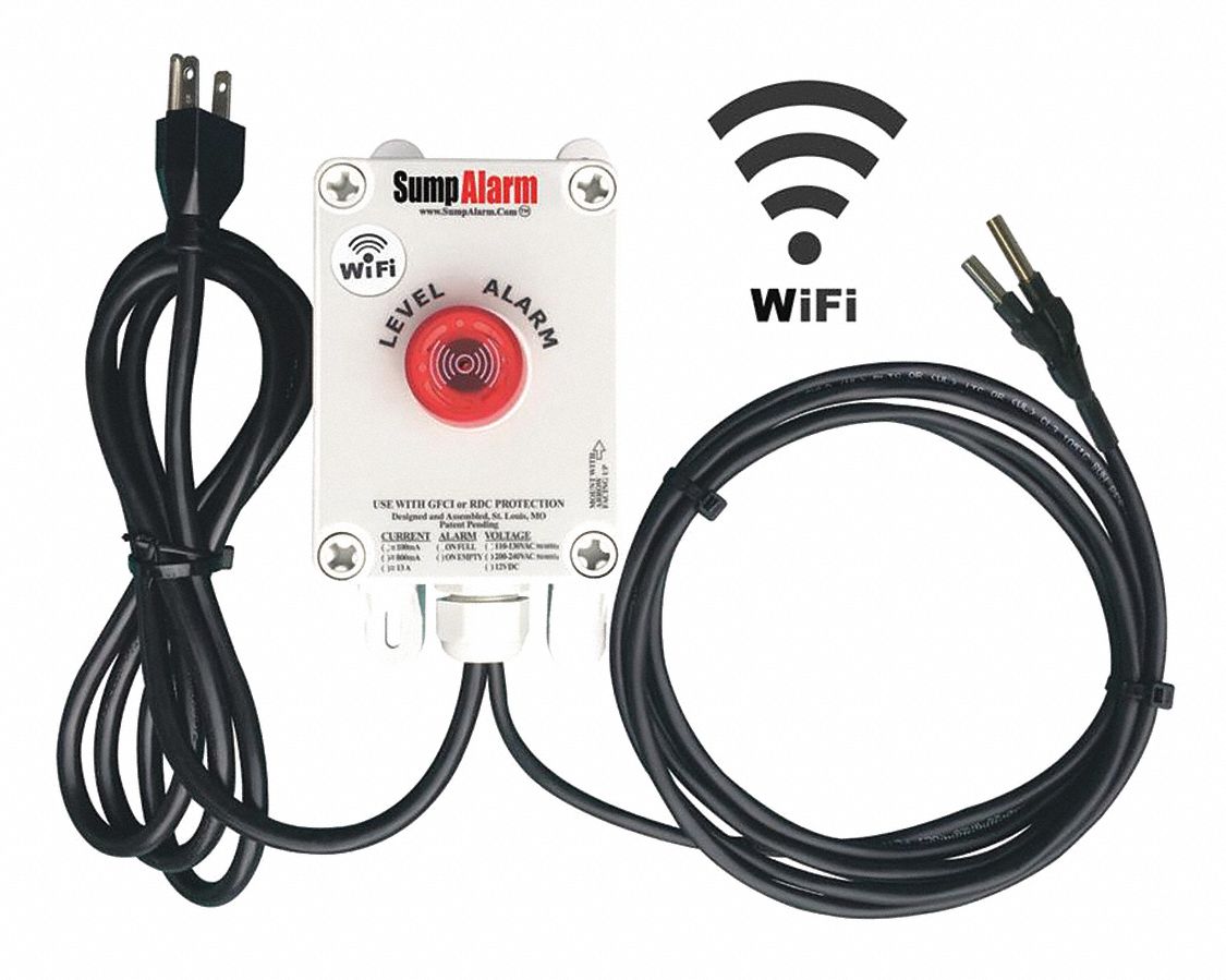 SUMP ALARM, High Level, 120V AC, High Water Alarm - 787XM8|SA-120V-2L ...