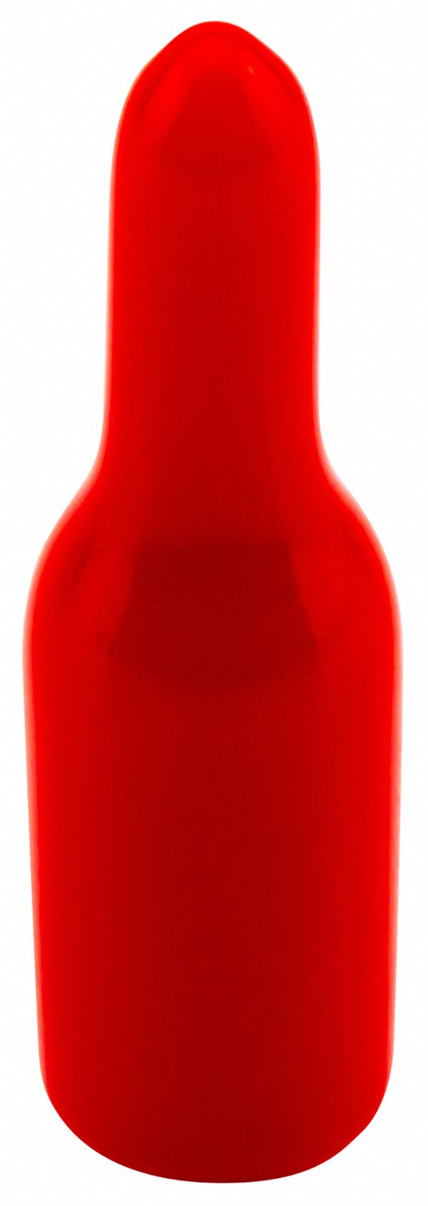 Pull-Tab Cap Top, Black/Red, E-Z Pull-Tab Vinyl Cap - 60LF31|EZ-240-12 ...