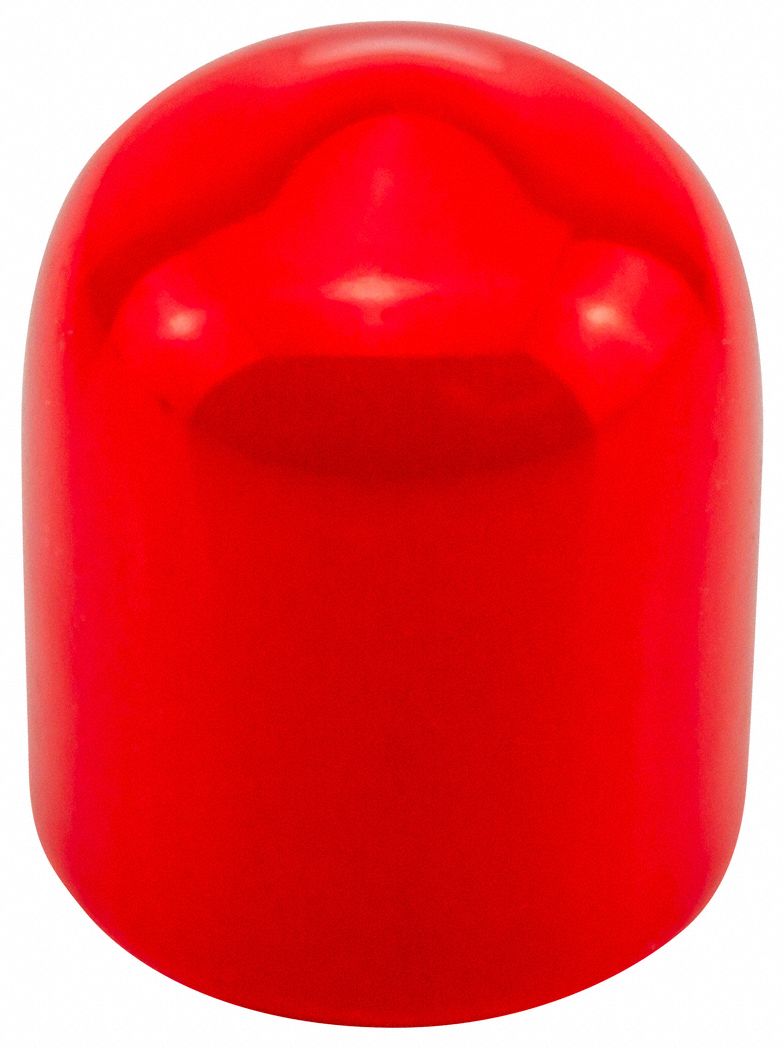 Vinyl, Red, Vinyl Cap - 60MC21|VC-304-8 A254A13A - Grainger