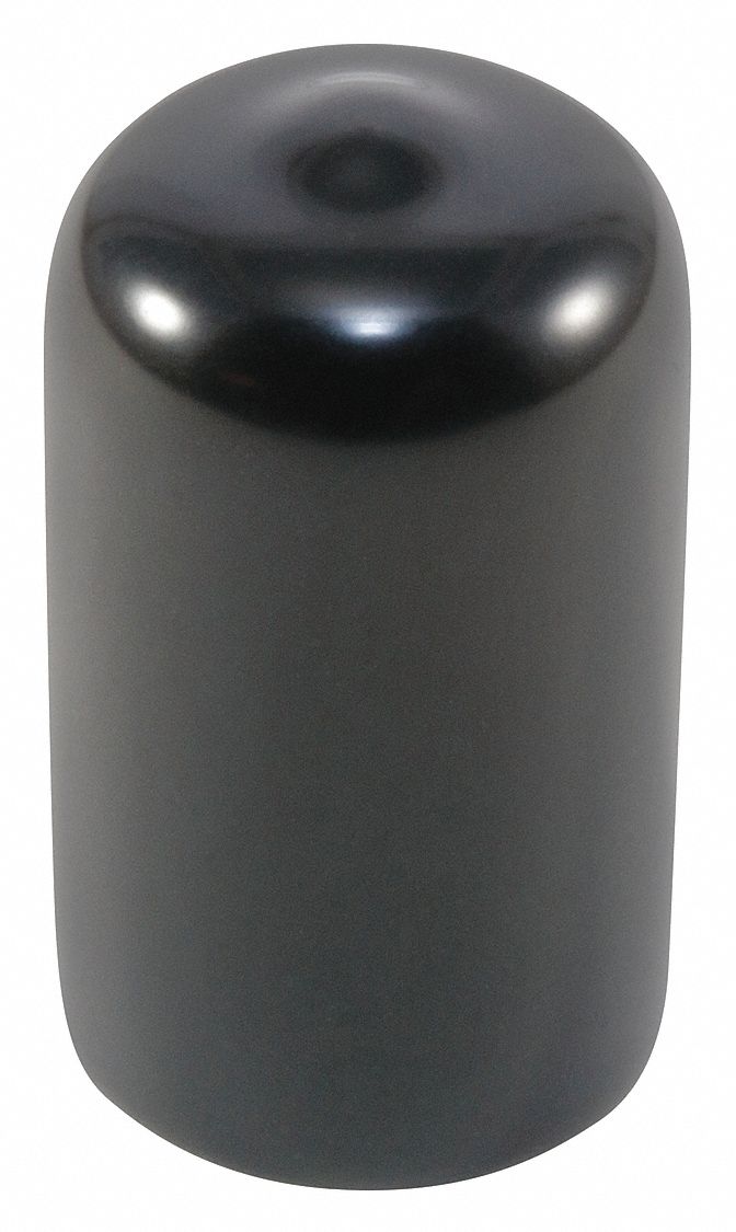 Vinyl, Black, Vinyl Cap - 60MC23|VC-312-16 A270A11A - Grainger