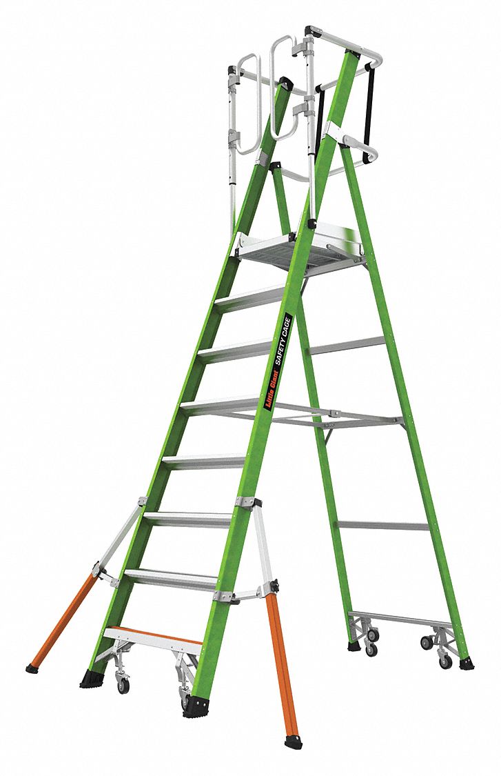 LITTLE GIANT, 8 ft Overall Ht, Fiberglass, Stepladder - 60MM24|19708 ... LITTLE GIANT, 8 ft Overall Ht, Fiberglass, Stepladder - 60MM24|19708 ...