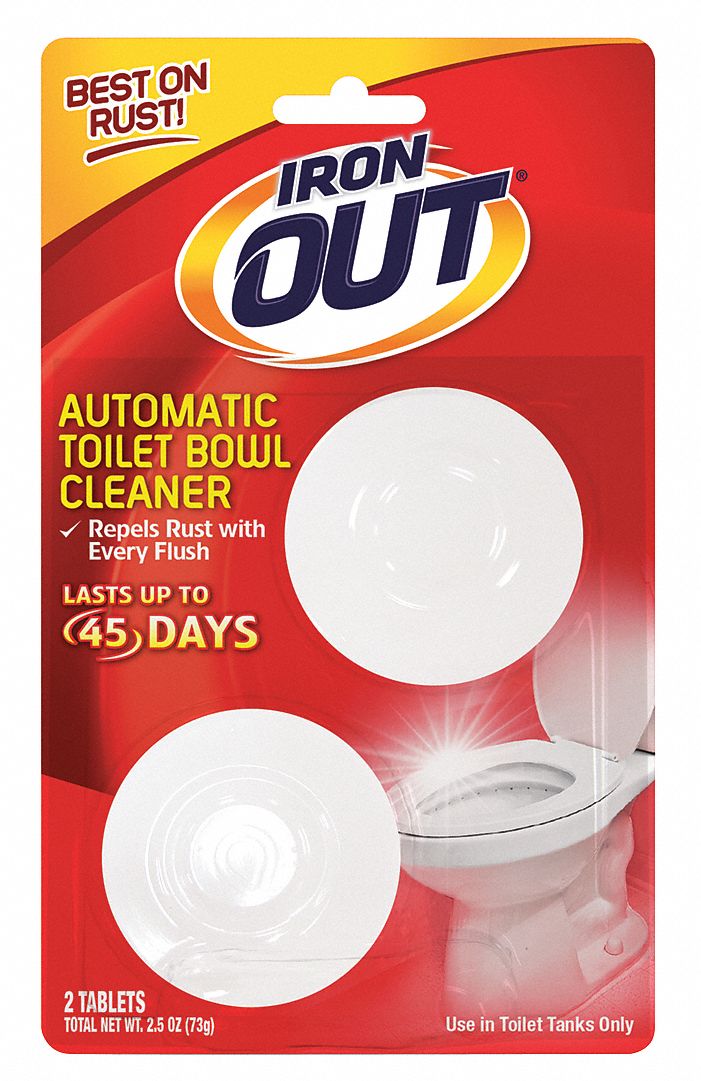 IRON OUT, Box, 2.5 oz Container Size, Toilet Bowl Cleaner - 60MM35 ...