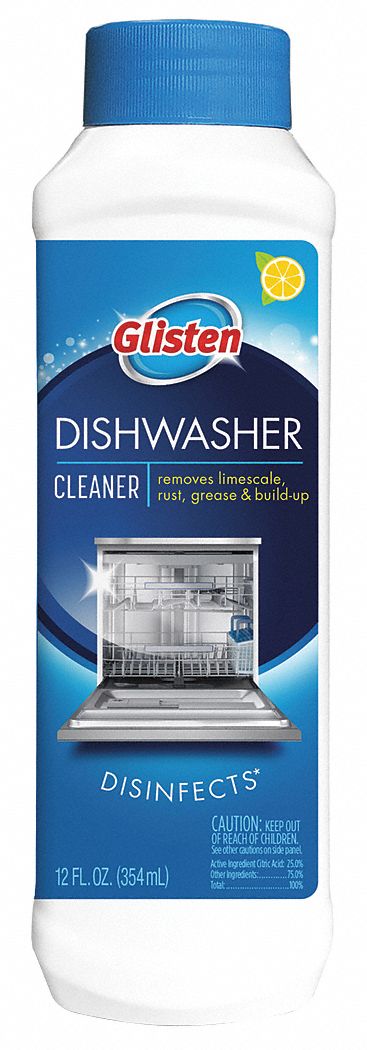 GLISTEN, Liquid, 12 oz, Dishwasher Machine Cleaner - 60MM37|DM06N ...