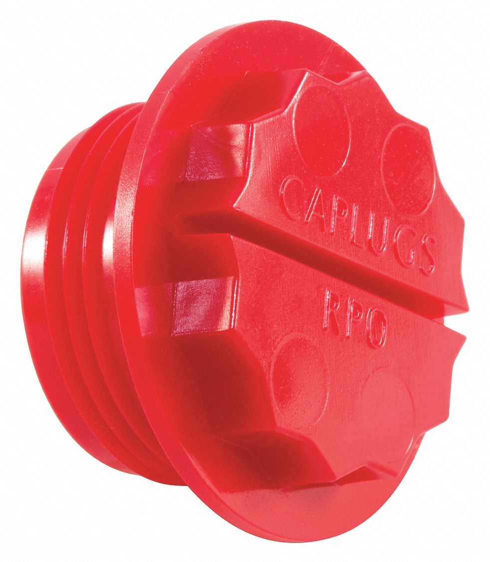 Threaded Plug, RPO Series Series, Fits Thread Size 7/8 in, PK 400 ...