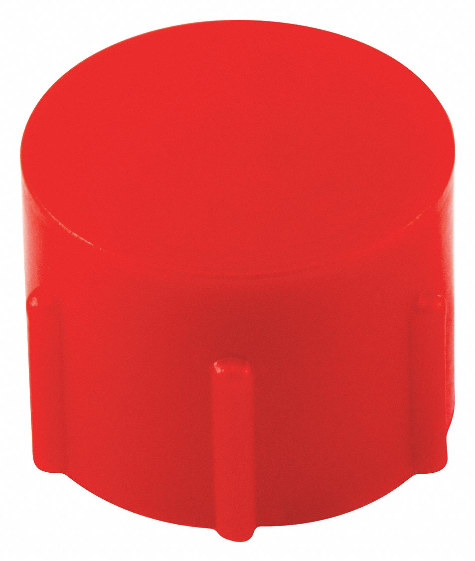 Red, Shore D: 41-46, Sleeve Cap - 60MR03|SC-161 161Q1 - Grainger