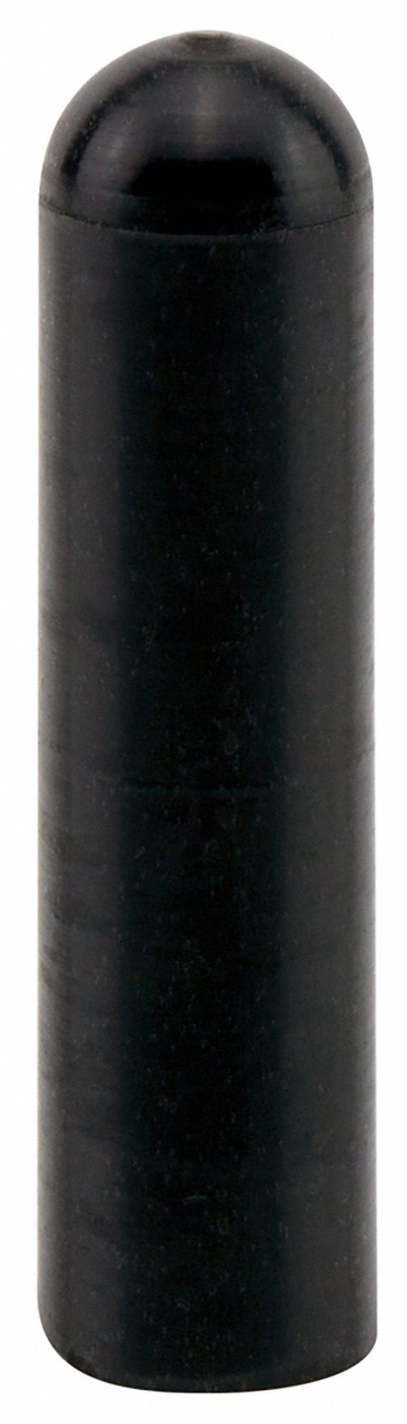 Silicone, Black, Straight Sided Cap - 60MU79|SC180 SH-51204 - Grainger