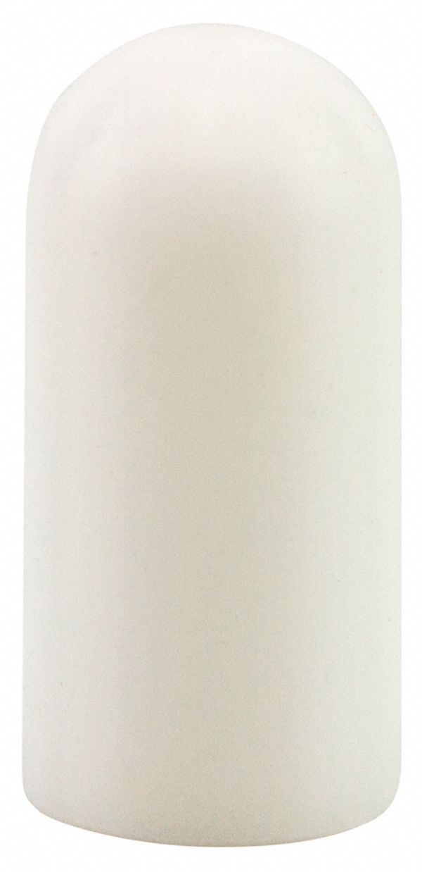 Silicone, White, Straight Sided Cap - 60MV95|SC281-0625 SH-61942 - Grainger