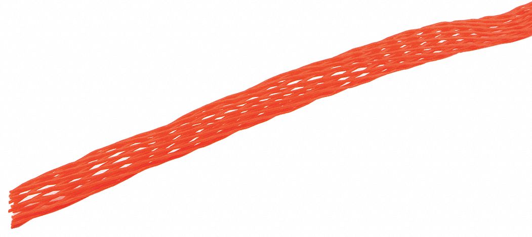 0.07 in Thick, Orange, Sleeve Web Netting - 60MY26|SW-03 - MINI COIL ...