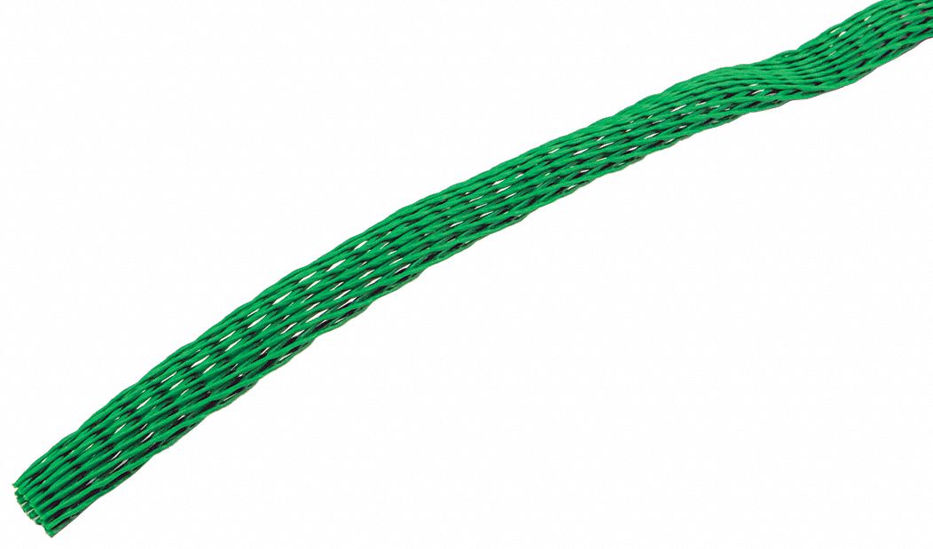 0.07 in Thick, Green, Sleeve Web Netting - 60MX99|SW-04 420101EK - Grainger