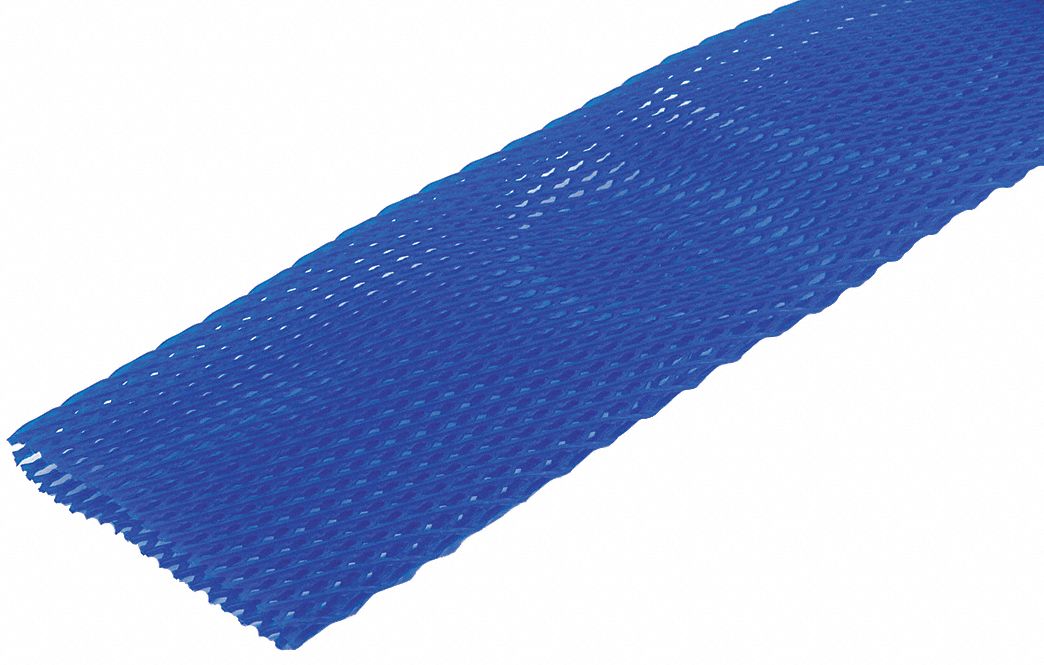 0.08 in Thick, Blue, Sleeve Web Netting - 60MY35|SW-200-66 - MINICOIL ...