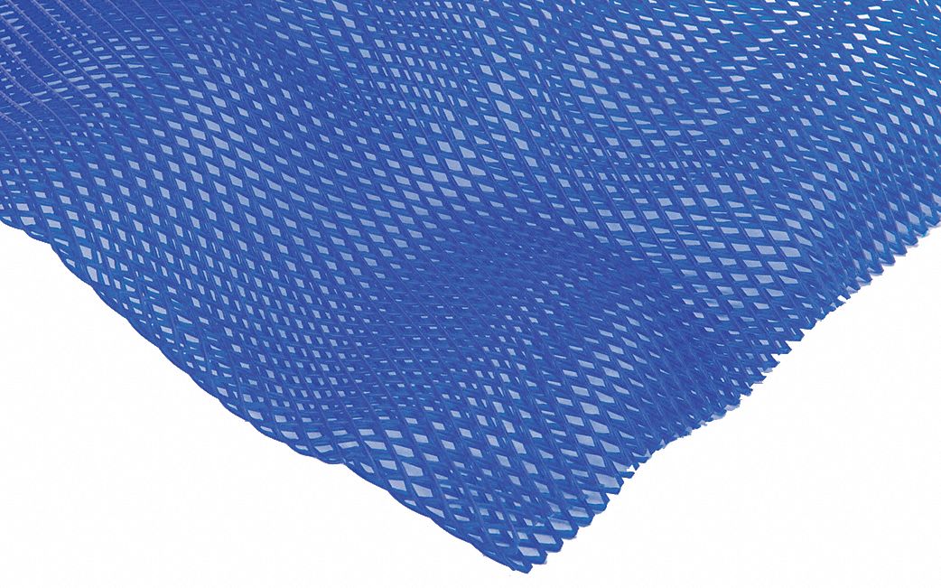 0.07 in Thick, Blue, Sleeve Web Netting - 60MY18|SW-64 422401BC - Grainger