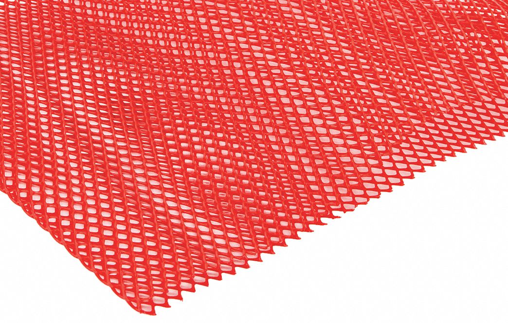 0.07 in Thick, Red, Sleeve Web Netting - 60MY19|SW-75 423001HB - Grainger