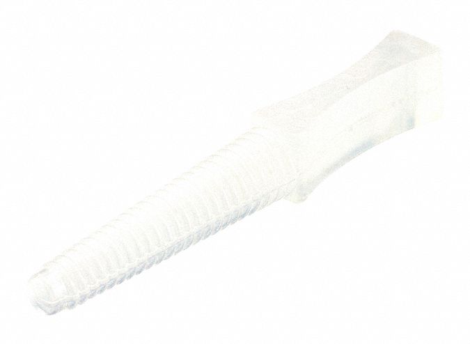 Silicone, Clear, Tapered Plug - 60NA72|UFP00250 SH-51895 - Grainger