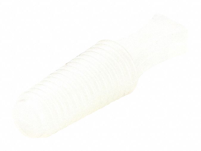 Silicone, Clear, Tapered Plug - 60NA75|UFP00468 SH-51898 - Grainger