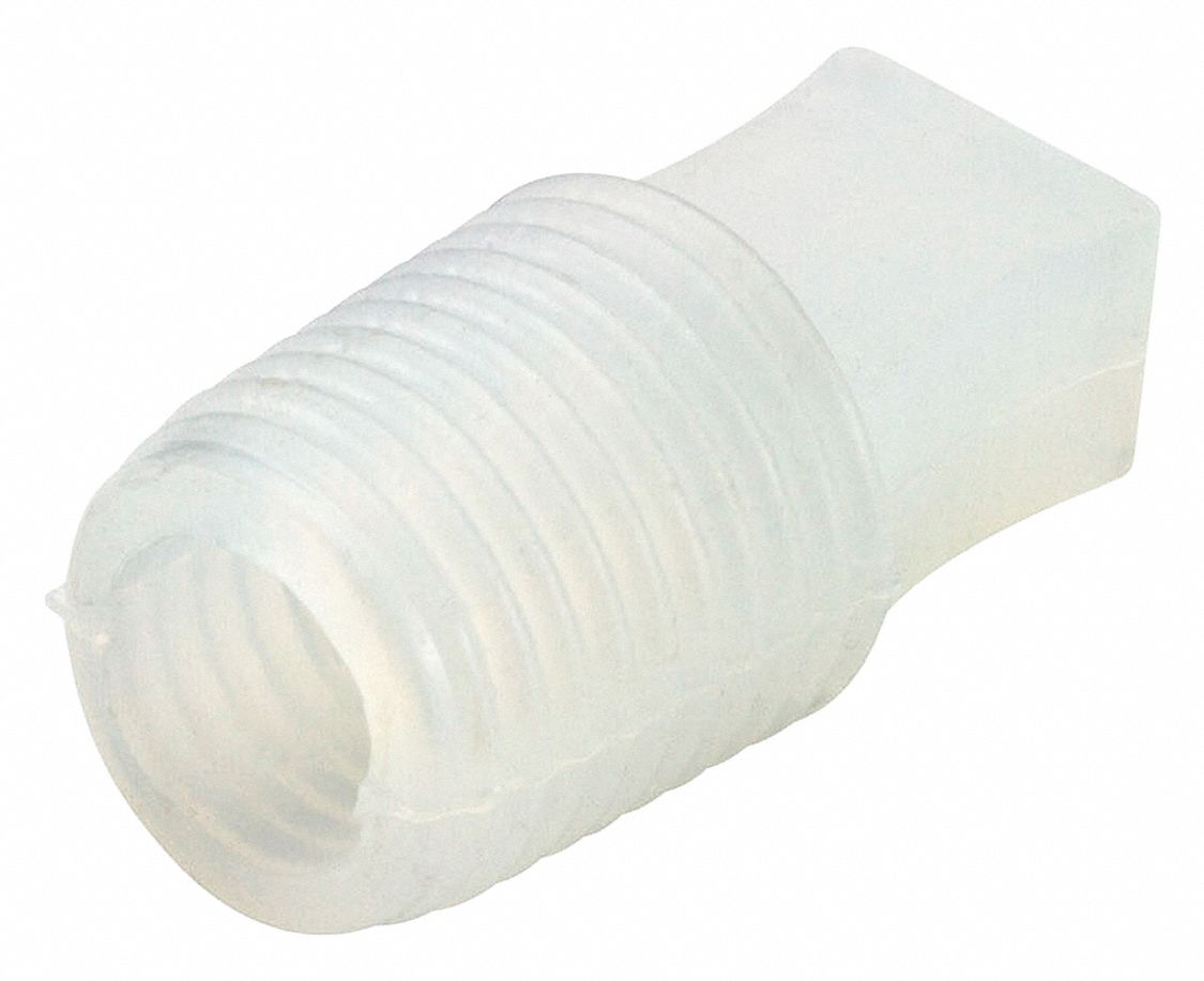 Silicone, Clear, Tapered Plug - 60NA81|UFP00945 SH-51904 - Grainger