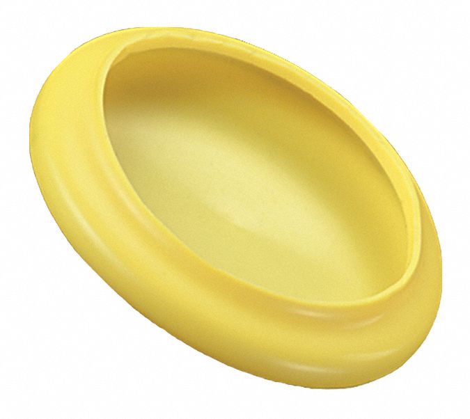 Yellow, Snug Fit for Flanged and Beaded Tubes, Vinyl Flange Cover ...