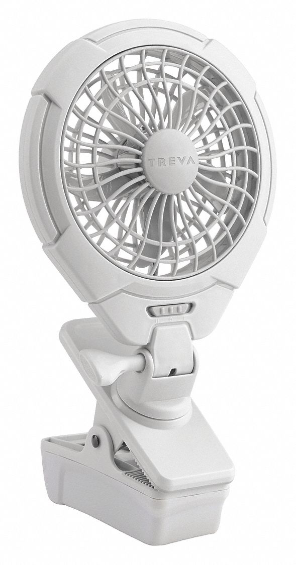 Treva/o2cool Treva/O2cool FC05807 Treva/O2cool Clip Fan: 5 in Blade Dia ...