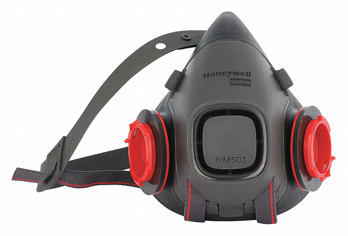 Half Mask Respirator,Black,L Mask Size - Grainger