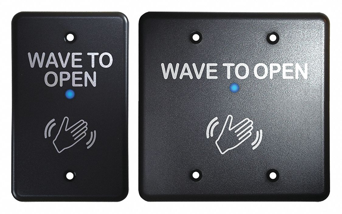 BEA, 4 1/2 in Ht, 2 3/4 in Wd, Wave to Open Touchplate - 60NJ49|10MS31U ...
