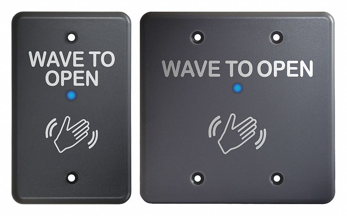 BEA, 4 1/2 in Ht, 2 3/4 in Wd, Wave to Open Touchplate - 60NJ50|10MS31U ...
