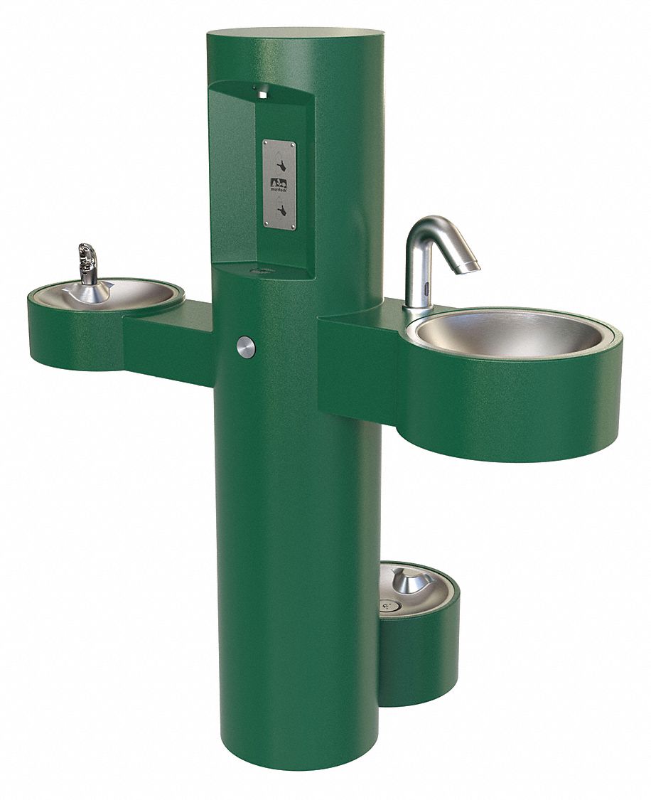 WASH-N-GO, Freestanding, 52 in Ht, Hand Wash Basin - 60NJ64|GWQ85-PF-SO ...