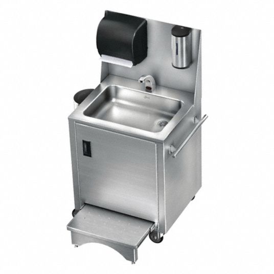 JUST MANUFACTURING, Water Heater Included, Sensor, Single Portable Hand ...