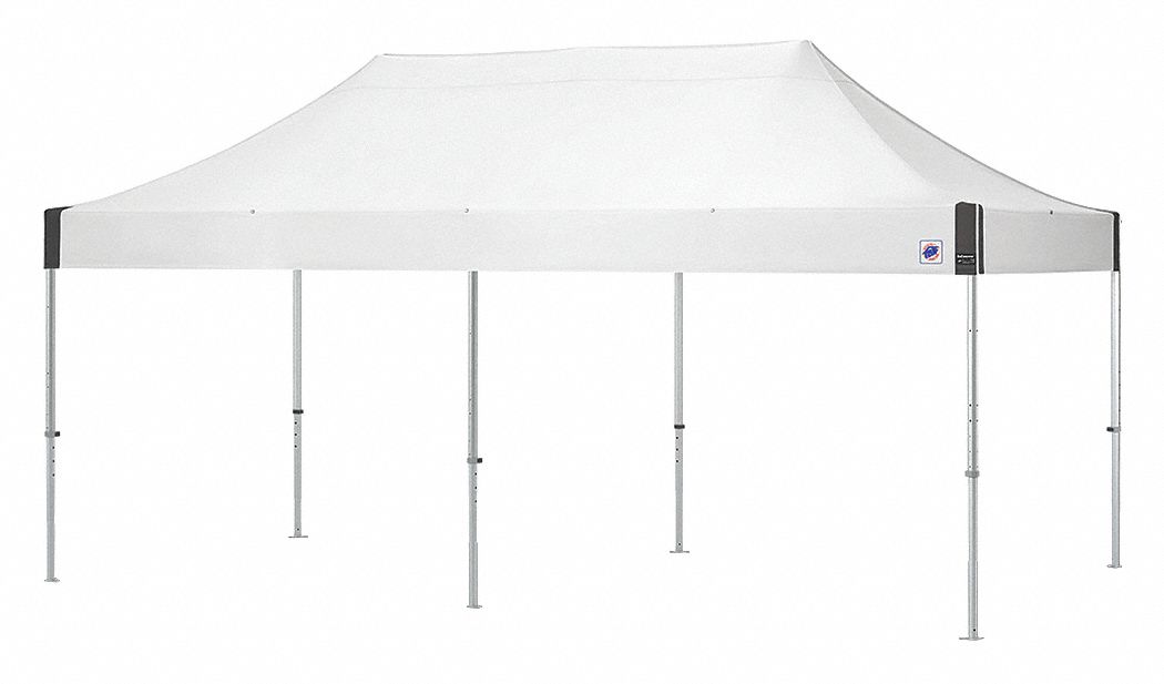 E-Z UP, 20 ft Overall Lg, 10 ft Overall Wd, Canopy Tent - 60NM19 ...