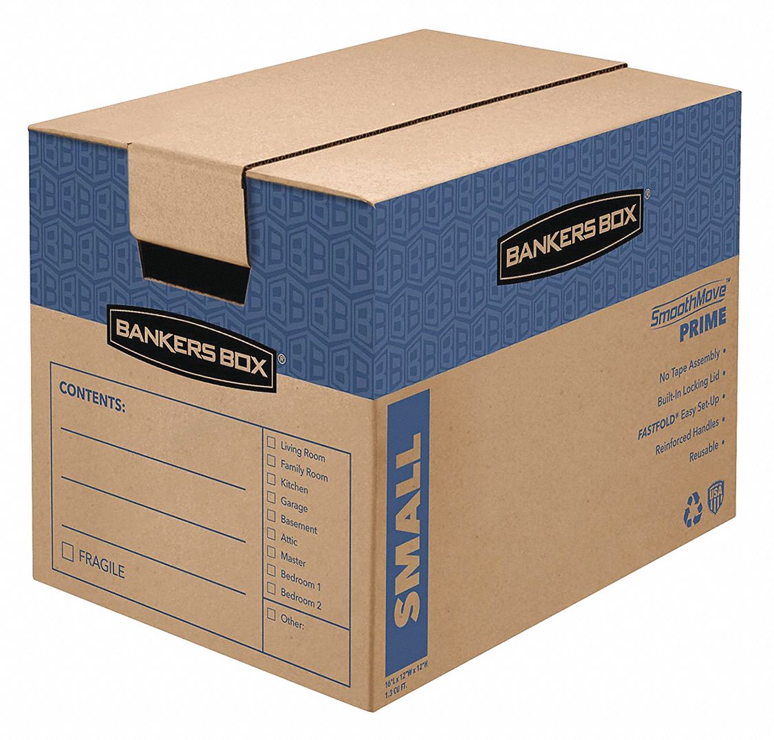 16x12x12 in, 32 ECT, Moving Box - 60NM77|0062711 - Grainger