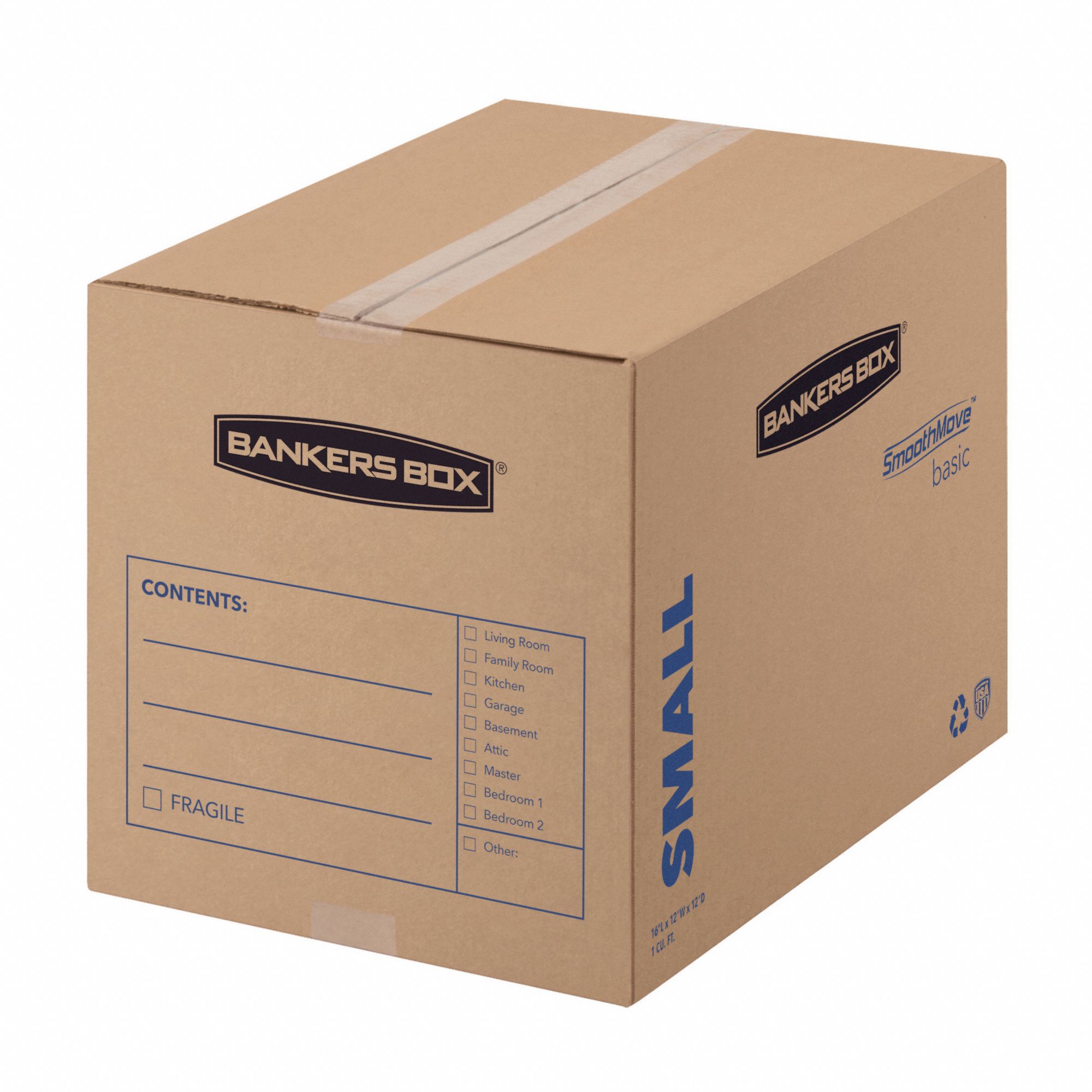 16x12x12 in, 32 ECT, Moving Box - 60NM83|7713801 - Grainger
