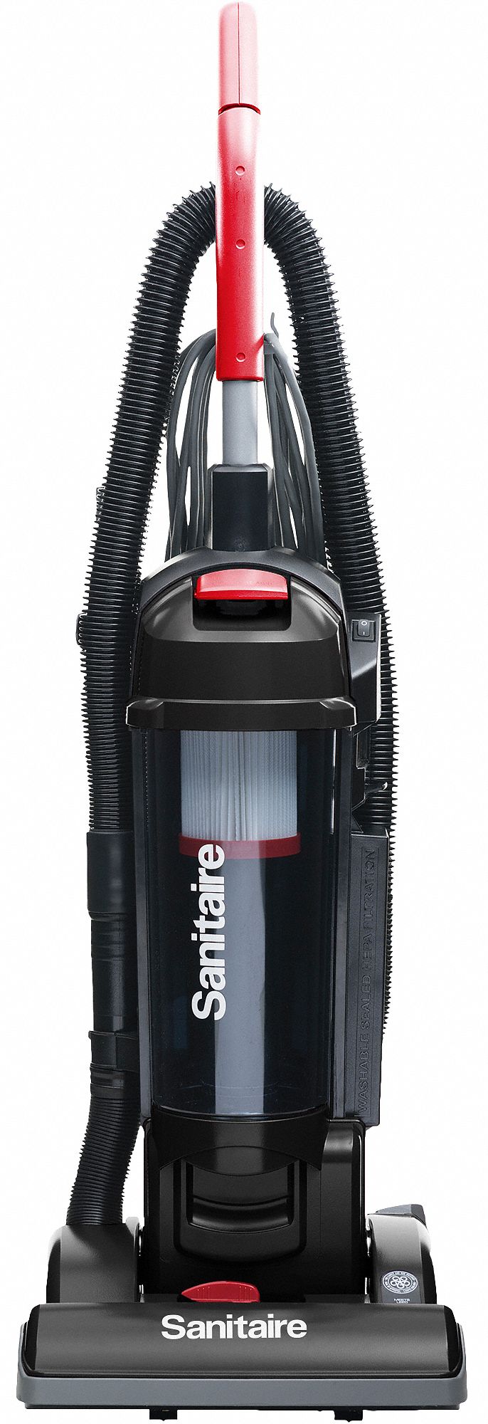SANITAIRE, 13 in Cleaning Path Wd, 135 cfm Air Flow, Upright Vacuum ...