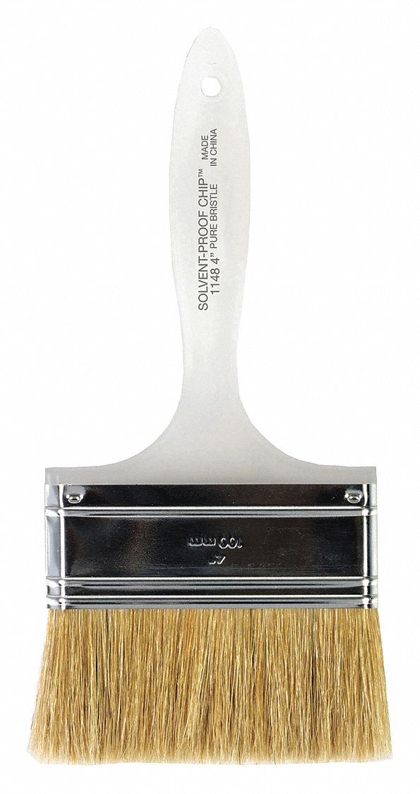 WOOSTER, Chip Brush, 4 in, Solvent Proof Chip - 60NP85|1148-4 - Grainger