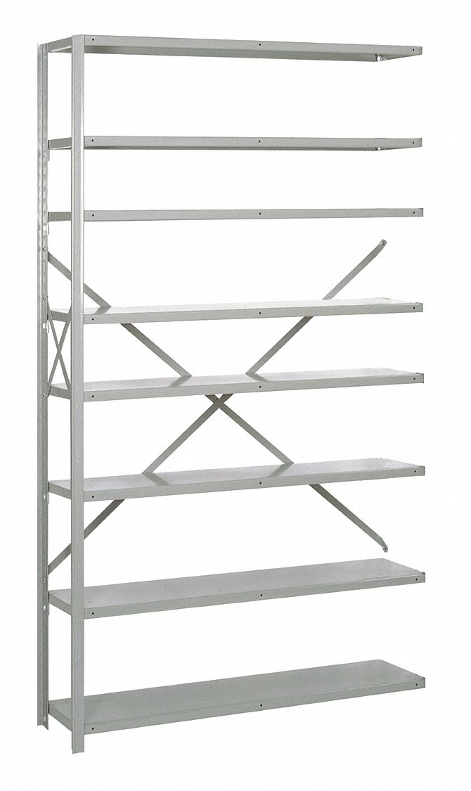 LYON, Add-On, Heavy-Duty, Steel, Clip Adjustable Shelving - 60PR03 ...