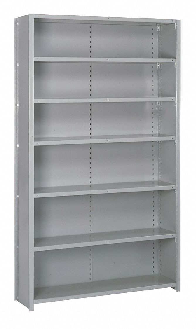 LYON, Starter, Heavy-Duty, Steel, Clip Adjustable Shelving - 60PR20 ...