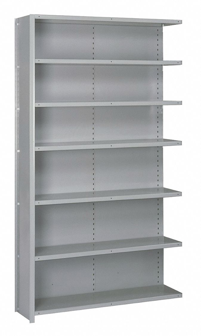 LYON, Add-On, Heavy-Duty, Steel, Clip Adjustable Shelving - 60PR17 ...
