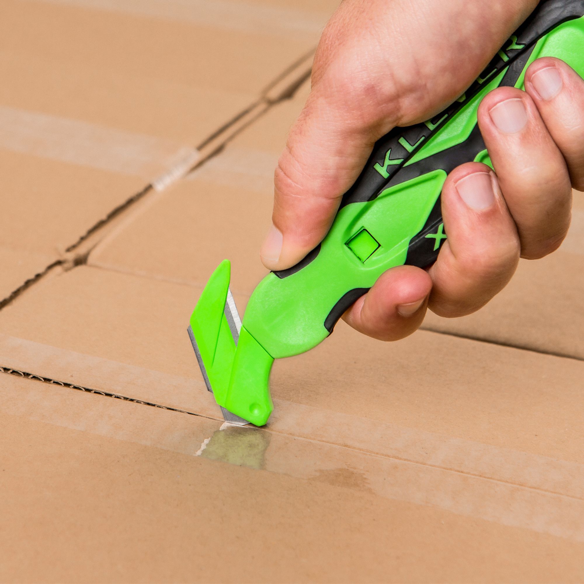 KLEVER Antimicrobial Safety Cutter: 7 in Overall Lg, Oval Handle ...