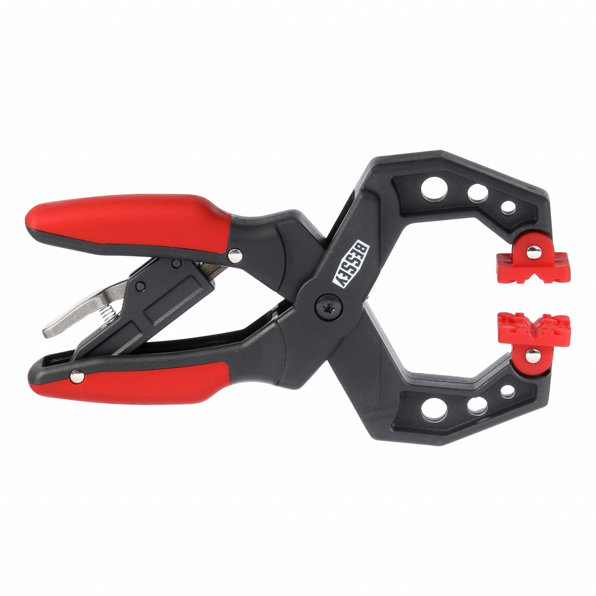 BESSEY, Non Marring/Pivoting/Soft Jaw Tip, Plastic, Spring Clamp ...