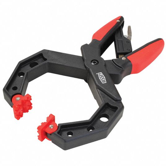 BESSEY, Non Marring/Pivoting/Soft Jaw Tip, Plastic, Spring Clamp ...