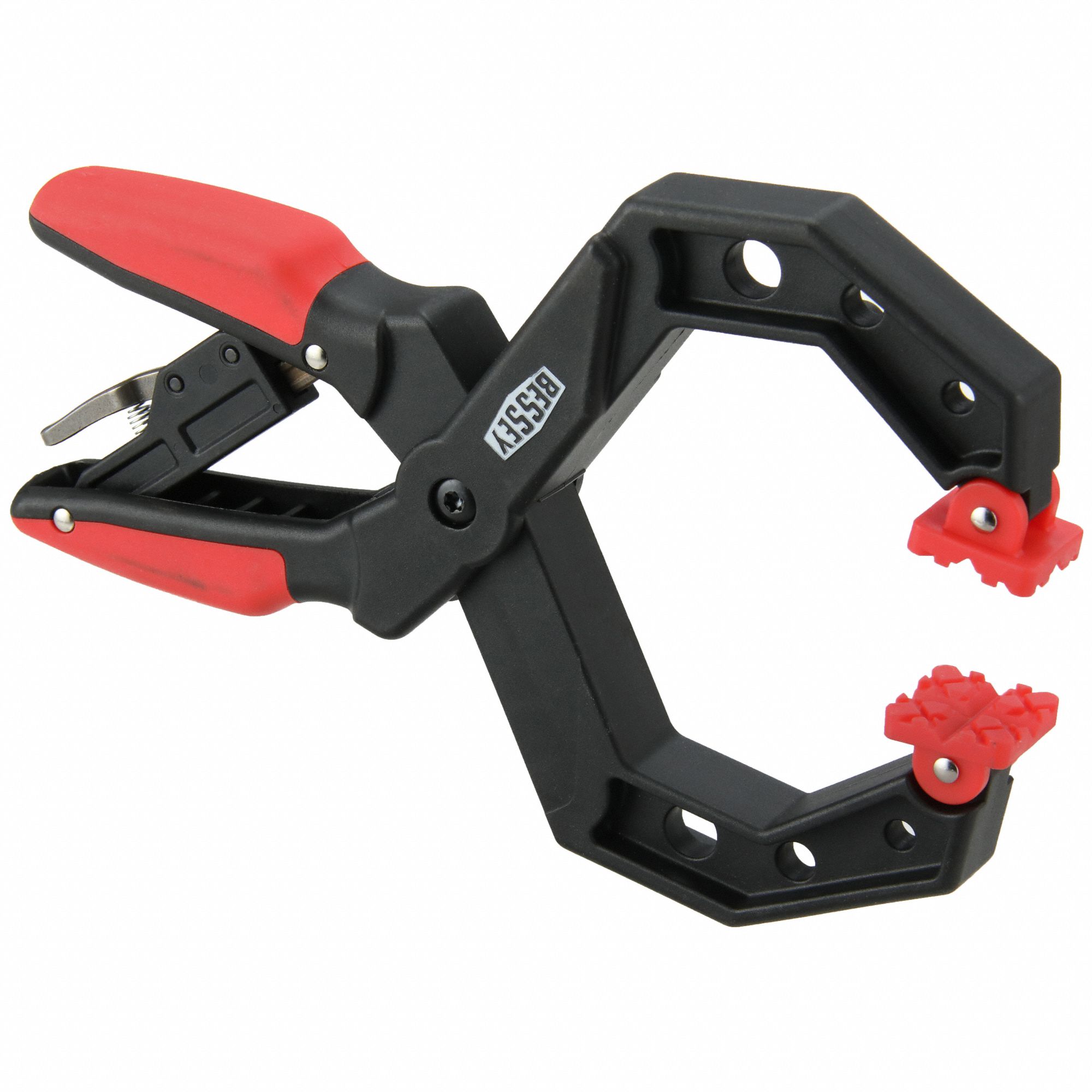 BESSEY, Non Marring/Pivoting/Soft Jaw Tip, Plastic, Spring Clamp ...