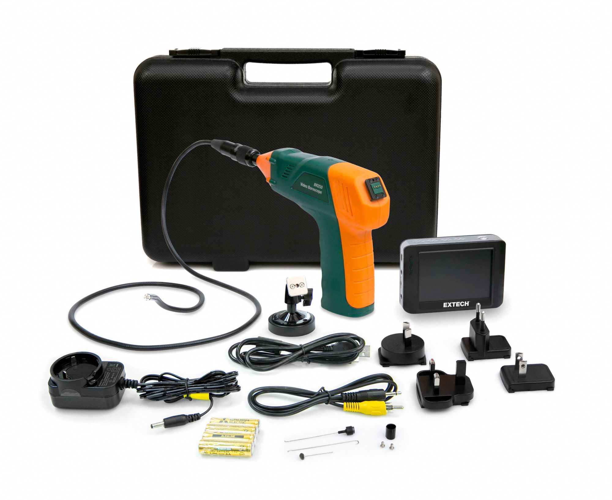 FLIR, 640 x 480, 39 in Shaft Lg, Inspection Camera - 60PT84|BR250-5 ...