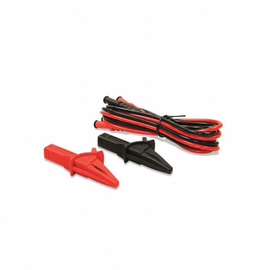 EXTECH, CAT III 600V, Alligator Clip, Test Leads - 60PT90|CLT-TL - Grainger