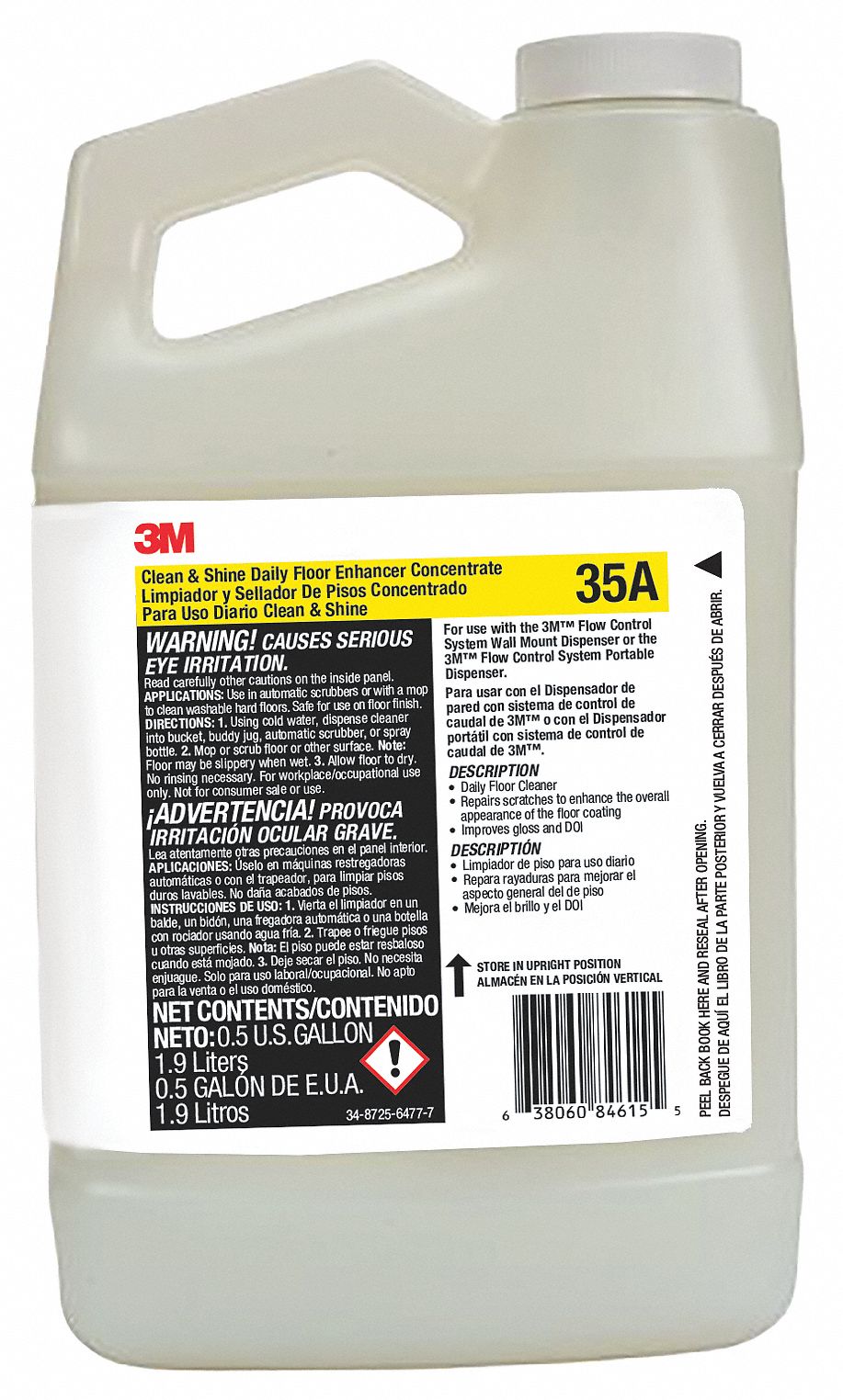 3M, 35A, Fits Flow Control Dispenser Series, Daily Floor Enhancer ...