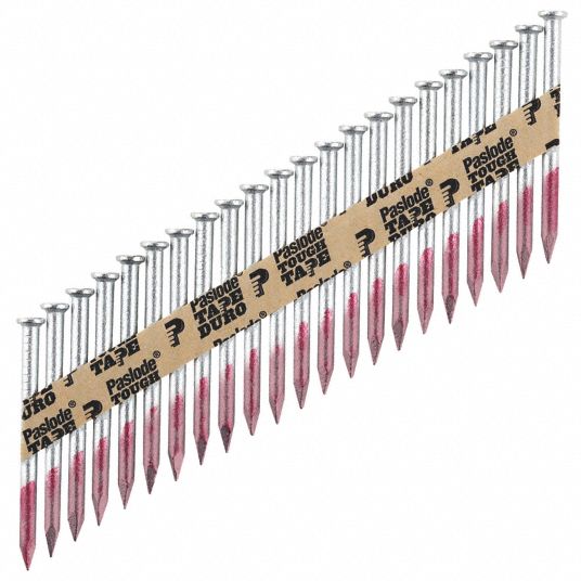 PASLODE, Connector Nails, Flat, Metal Connector Nails,2 1/2" L - 60RA96 ...