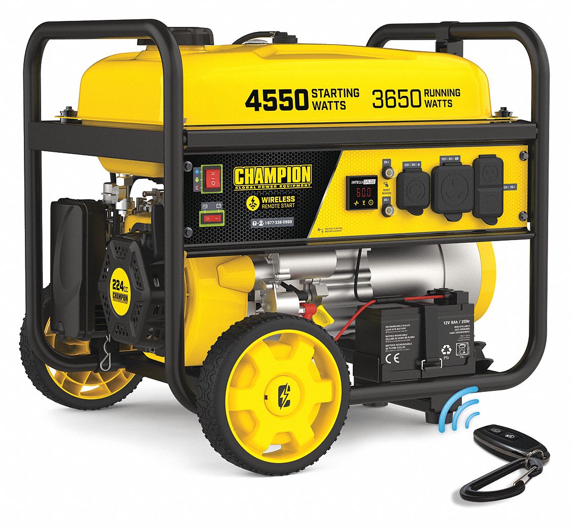 CHAMPION POWER EQUIPMENT, Conventional, Gasoline/Propane, Portable ...
