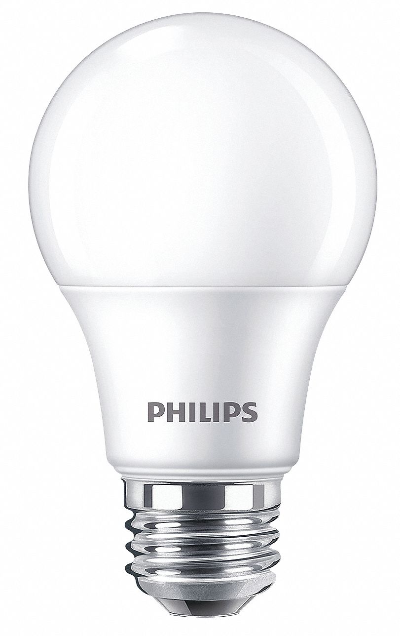 PHILIPS, Medium Screw (E26), LED, Compact LED Bulb - 60RD95 ...