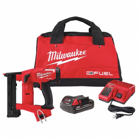 MILWAUKEE, 1 Battery, 1 Charger, Combo, Staple Gun Kit - 60RE91|2749 ...