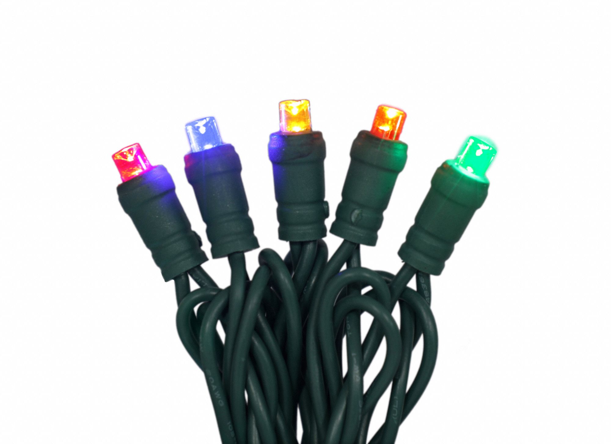 25 ft String Lg, 50 LEDs, LED Holiday String Lights - 60RG10|60RG10 ...