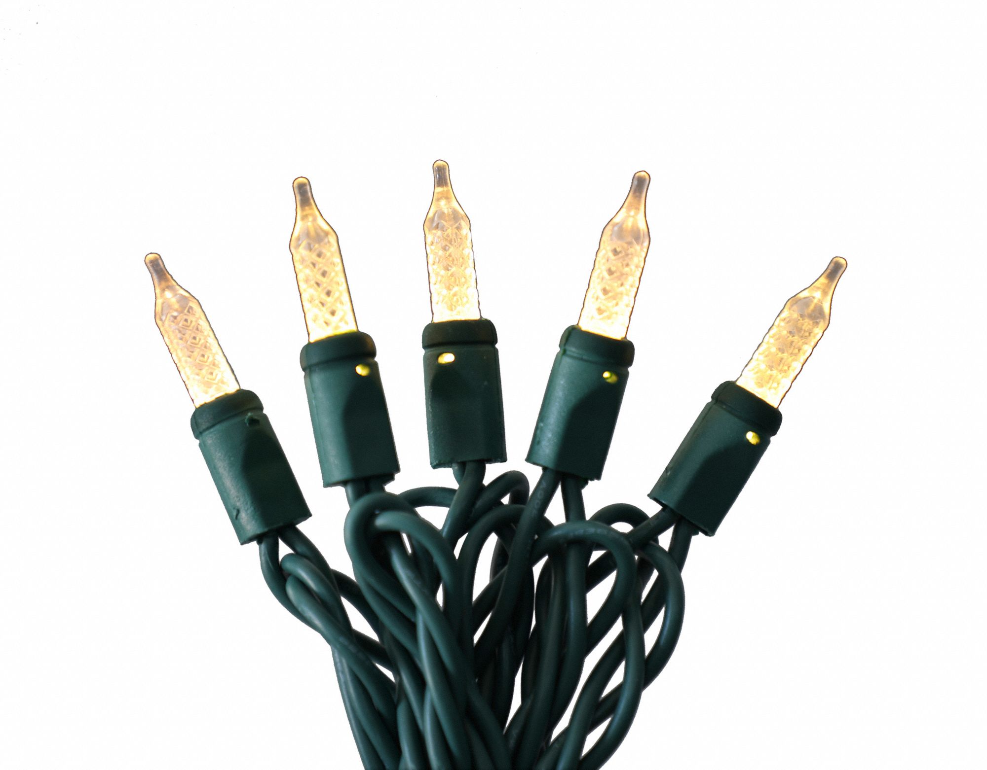 PC Bullet Shape, 23 11/16 ft Lg, LED Holiday String Lights - 60RG20 ...