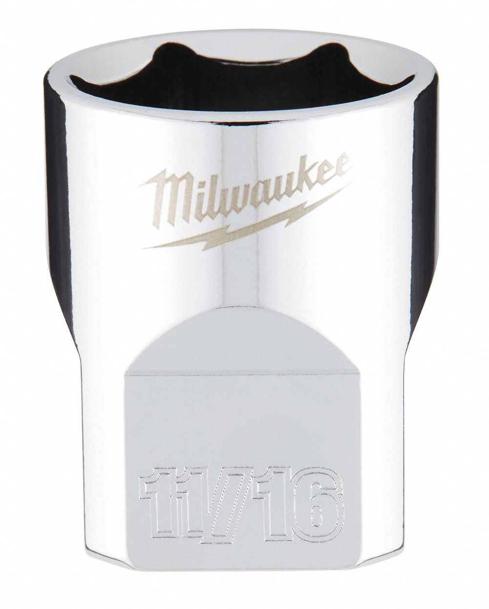 MILWAUKEE, SAE, 3/8 in Drive Size, Standard Socket - 60RH44|45-34-9067 ...